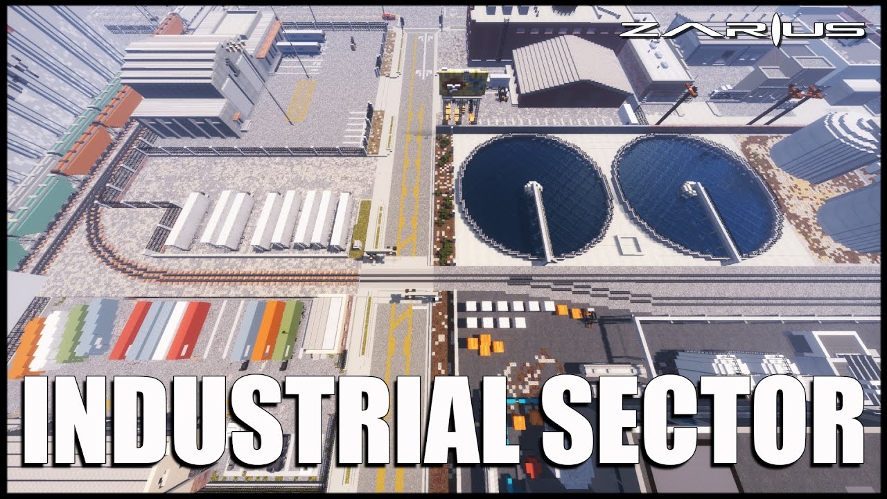 MINECRAFT SHOWCASE 2017 #14 | Industrial Sector. - YouTube