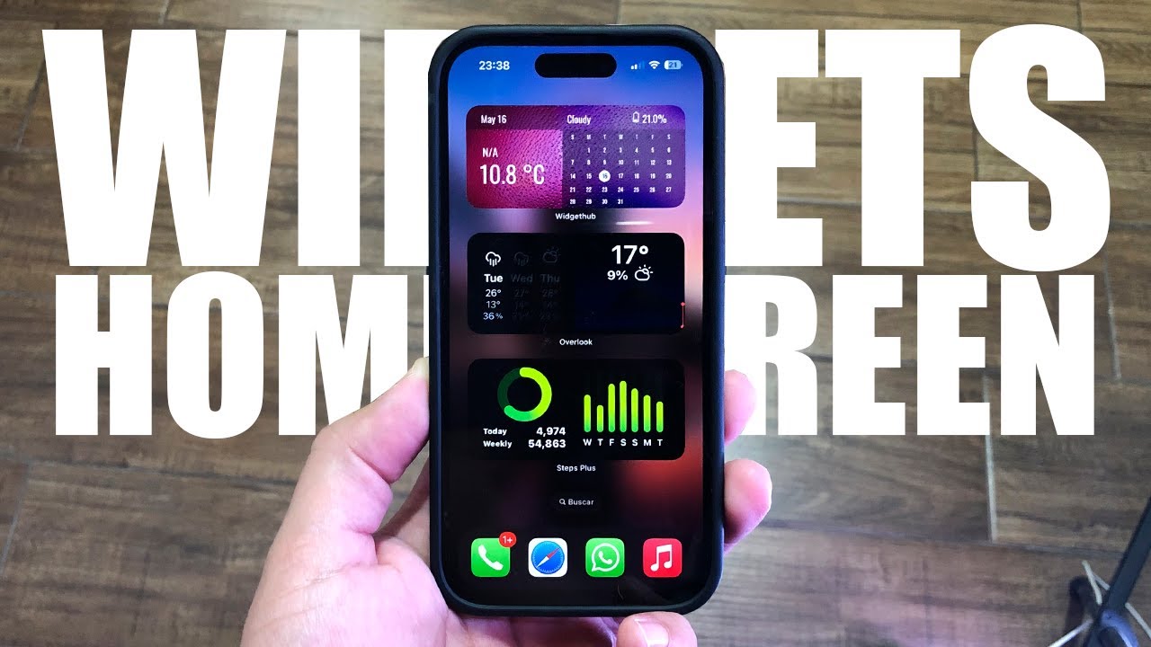 Los mejores widgets para el Homescreen de tu iPhone con iOS 16 - YouTube