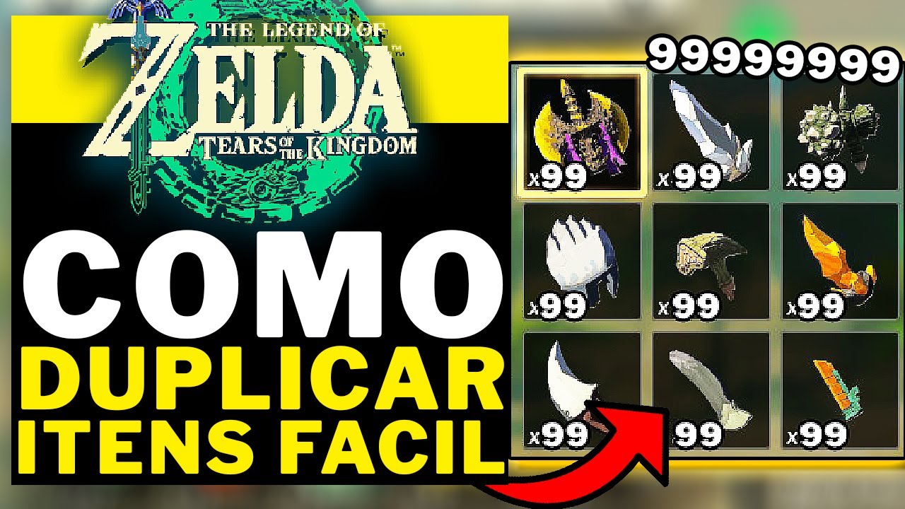 ZELDA TOTK - BUG!!! COMO DUPLICAR QUALQUER ITEM DO JOGO!!! FACIL ...