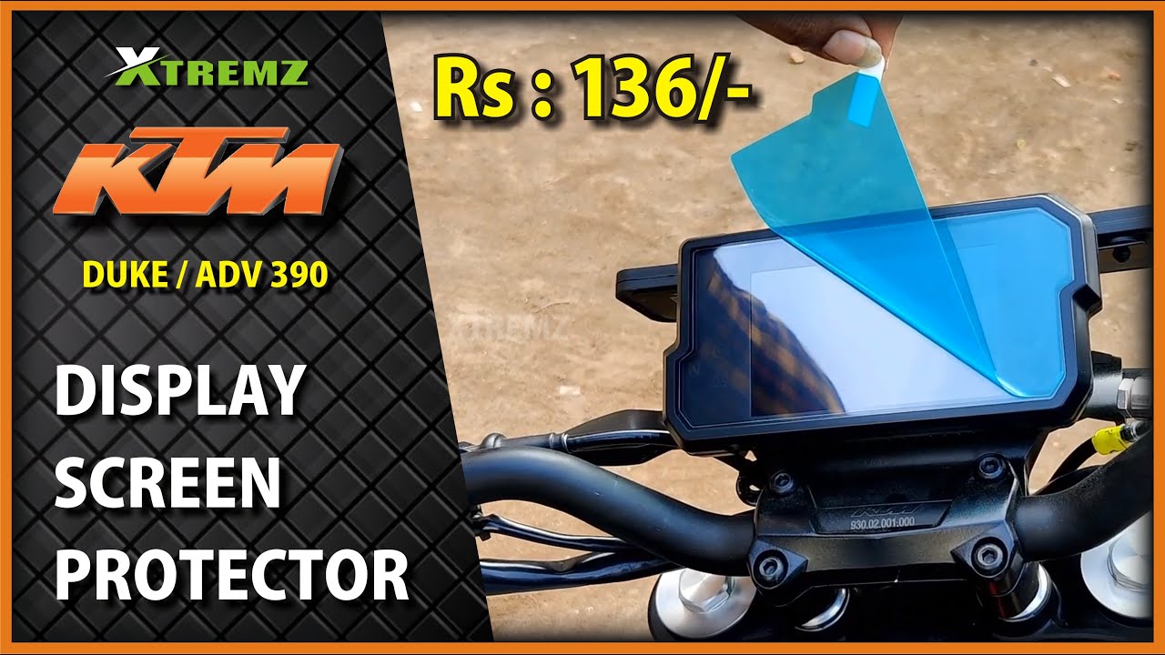ERODIAN® KTM Duke 390 & Adventure 390 Display Screen Protector Review ...