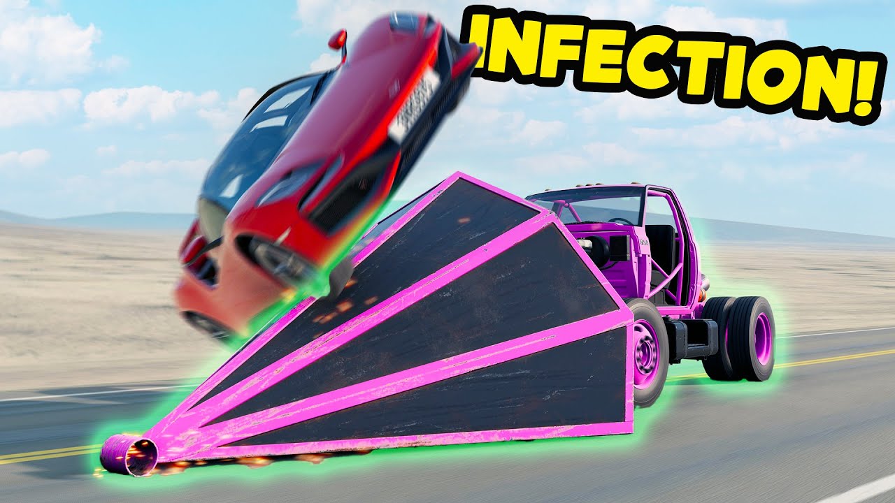Random Car ZOMBIE INFECTION Keeps Gettings Crazier In BeamNG Drive ...