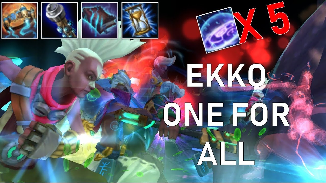 INSANE STACKING SHIELDS?! One for All - Ekko - League of Legends - YouTube