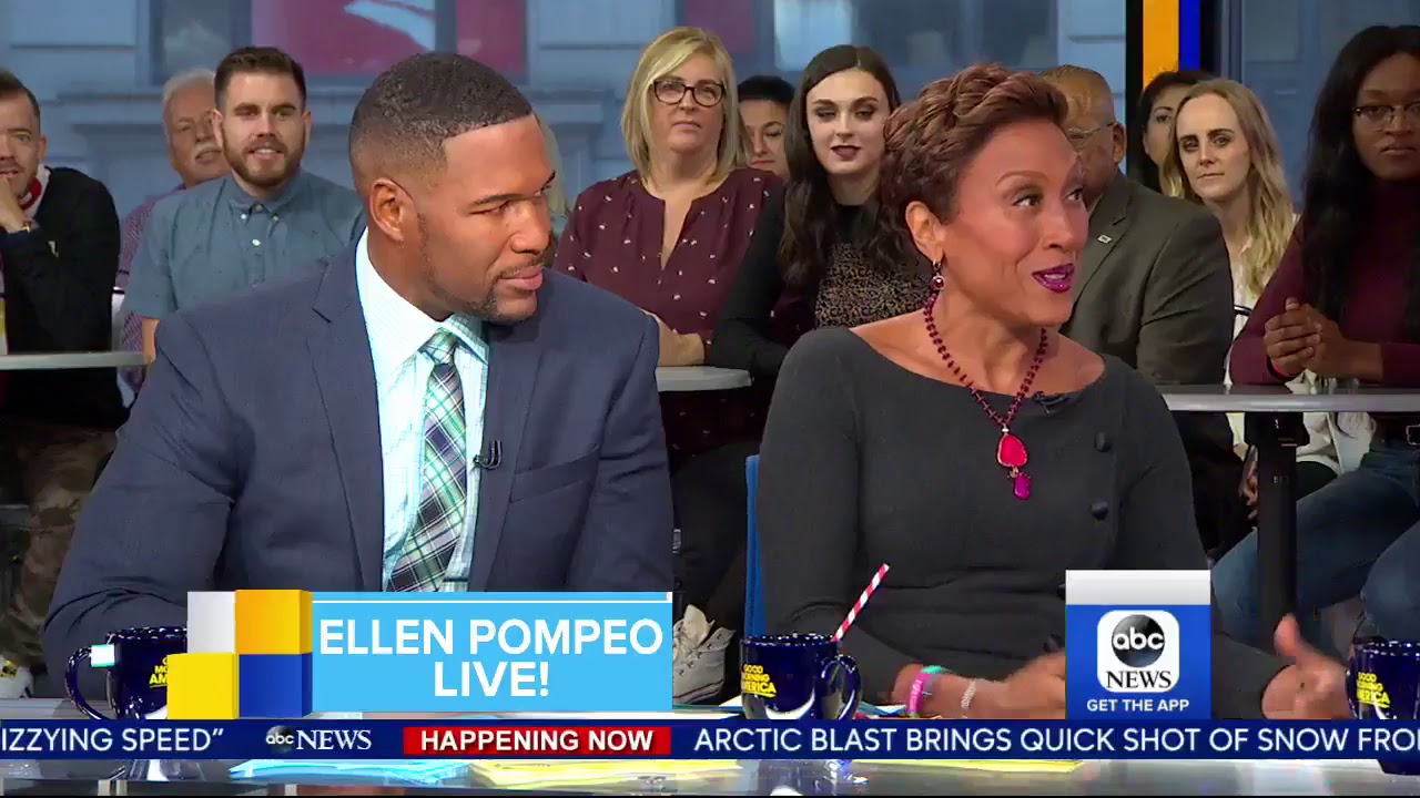 ellen pompeo on good morning america - YouTube