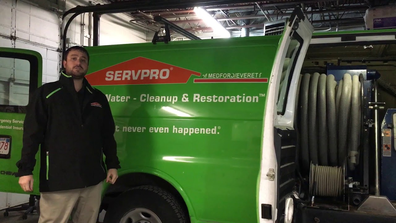 What's in those big green SERVPRO vans? - YouTube