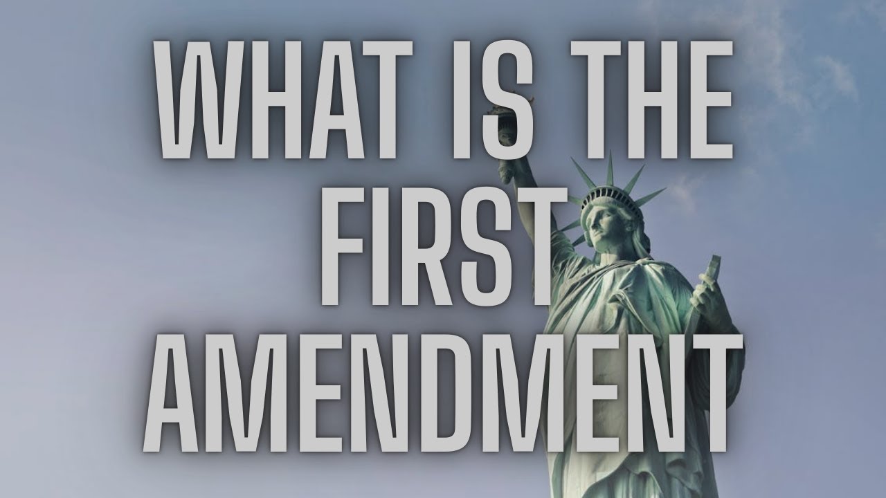 What is the First Amendment? - YouTube