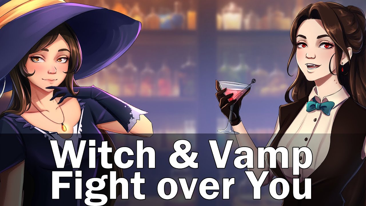 Flirty Witch and Vampire Fight Over You [Roleplay] [Jealous] - YouTube