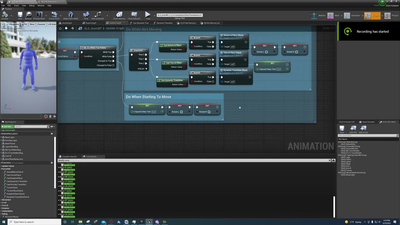Unreal Engine - ALS Dynamic Transition Explained. - YouTube