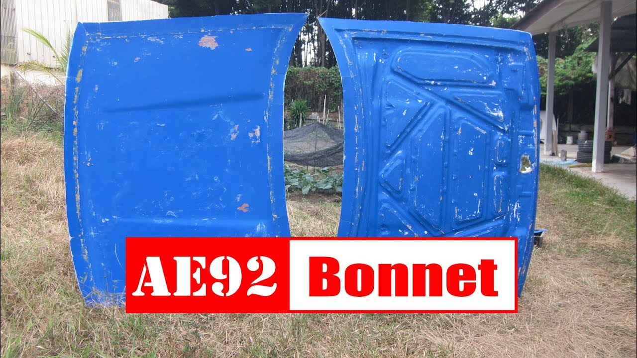 Toyota Corolla AE92 Bonnet Part1 (Molding) - YouTube