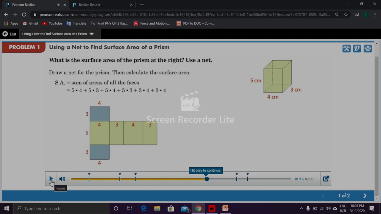 Lesson 11. 2 problem 1 - YouTube