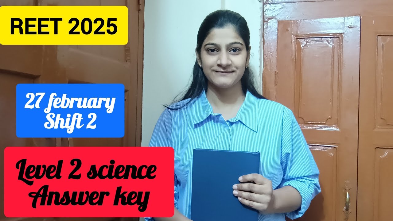 REET level 2 science Answer key 2025 || REET level 2 science answer key ...