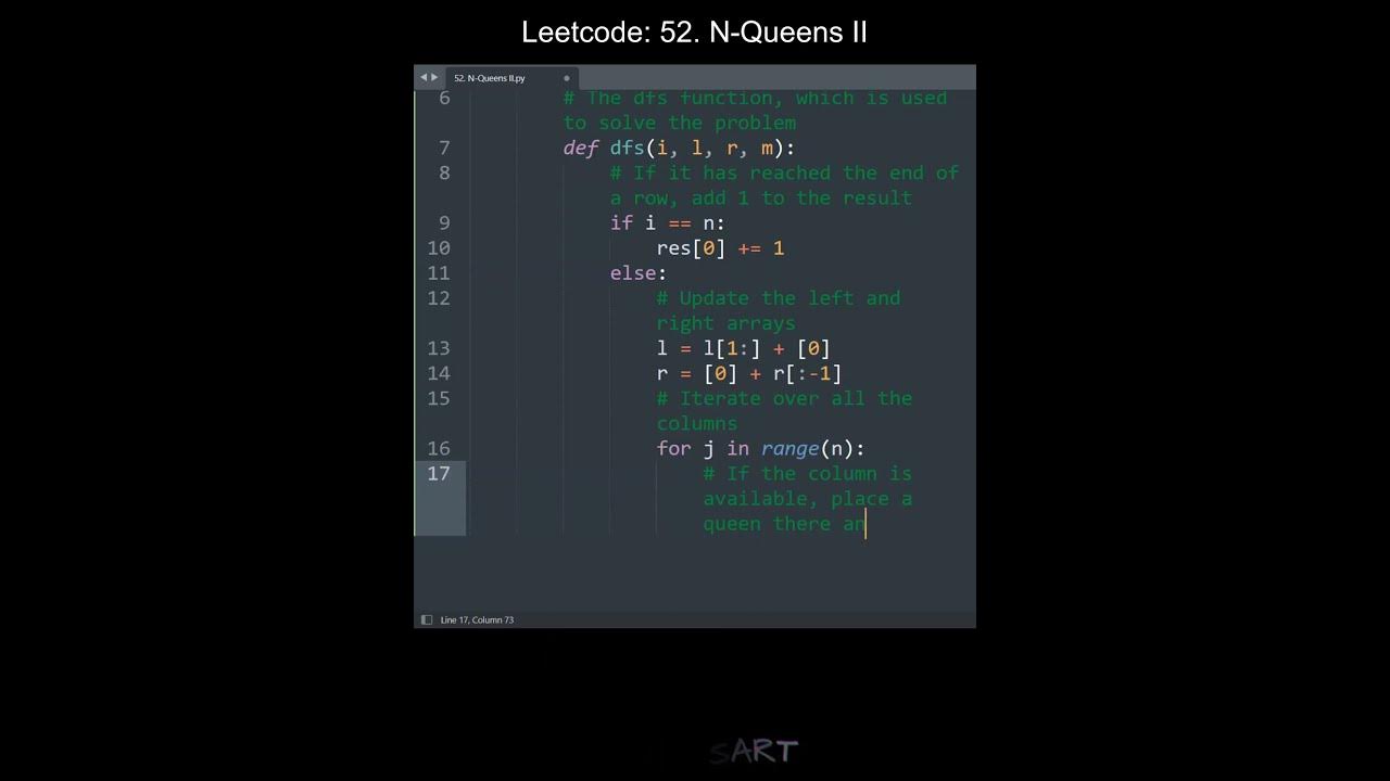 Leetcode 52 N Queens Ii In Python Python Leetcode Python Coding 9117