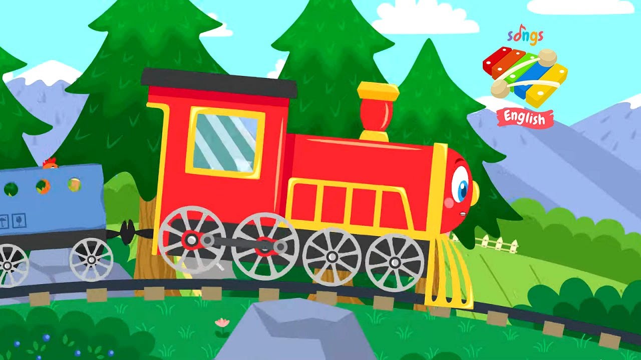 Choo Choo Train - Meow meow Kitty - Learn colours and animals - YouTube