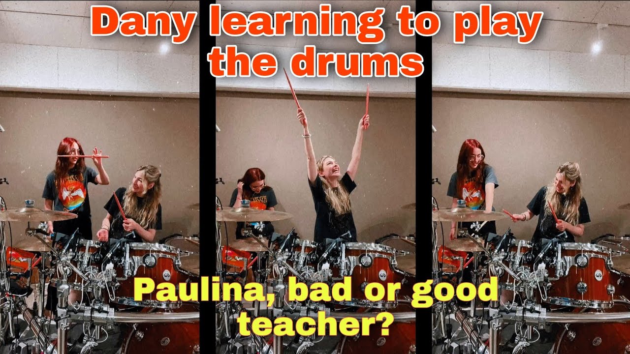 The Warning | Dany learning to play the drums 🥁 - YouTube