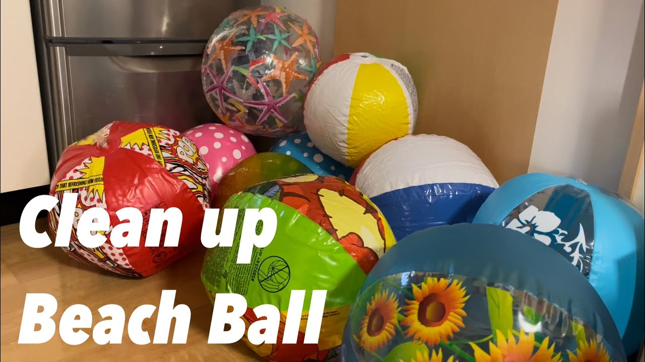 Clean up Beach Ball - YouTube