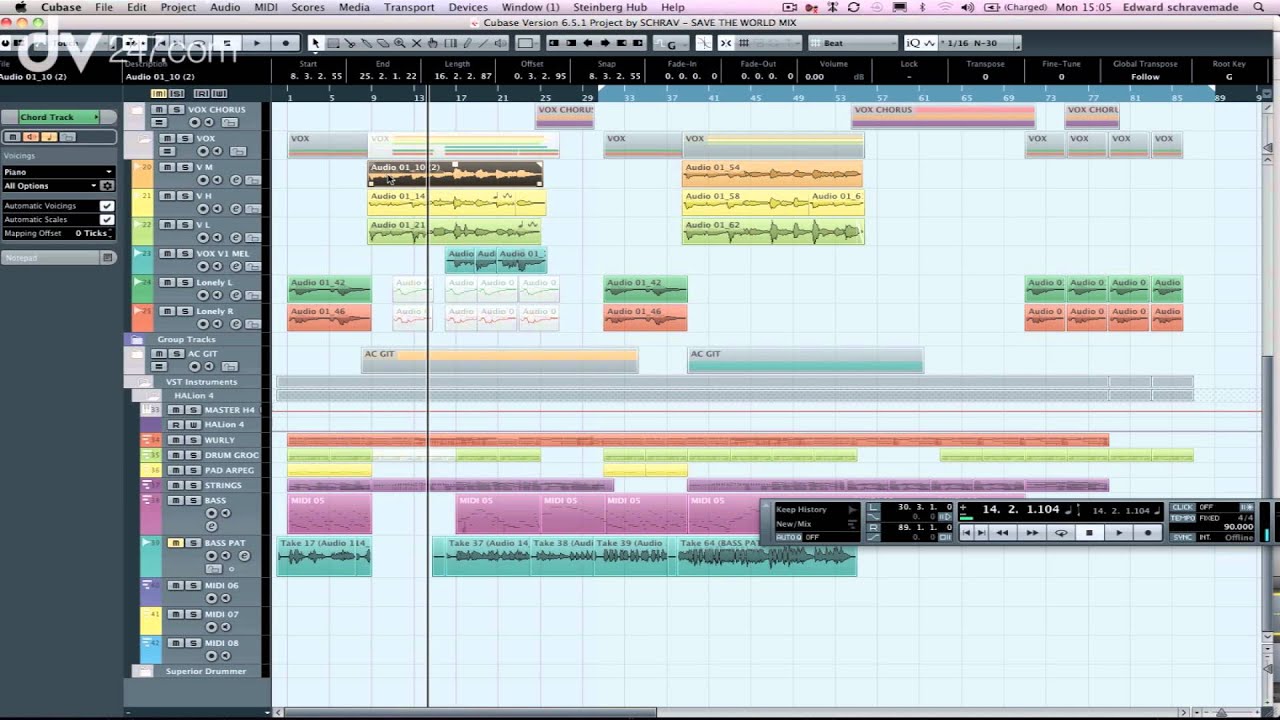 7 Features of Cubase 7: The Harmonizer (Part 6) - YouTube