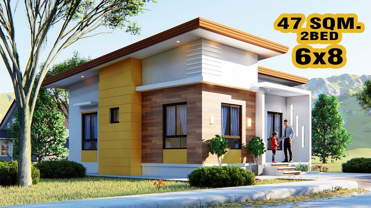 Small House Design 6x8 Meters YouTube Small House Design 6x8 Meters YouTube