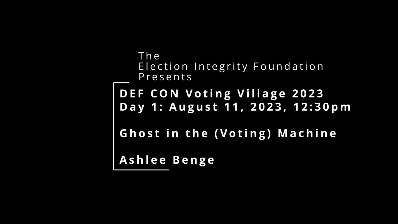 VV23 - Ghost in the (Voting) Machine - YouTube