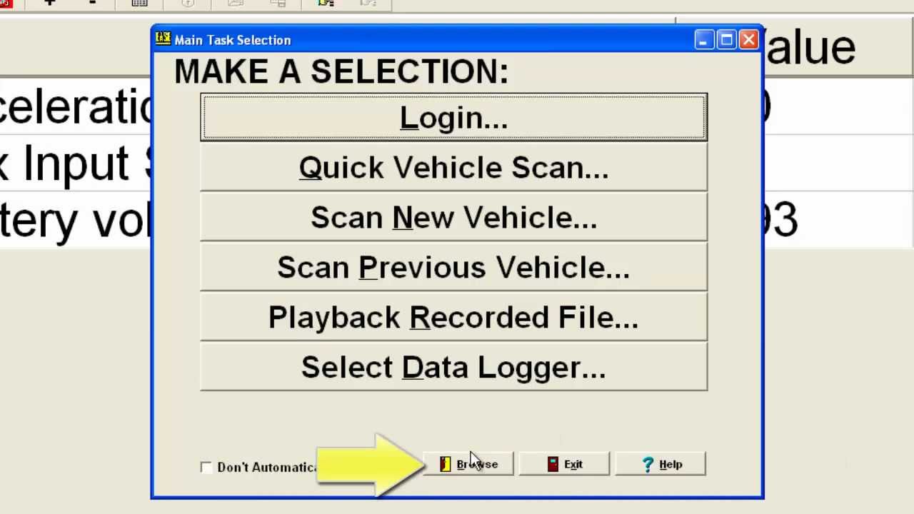 Main Task Selection Screen - Browse Mode - EASE PC Scan Tool - YouTube