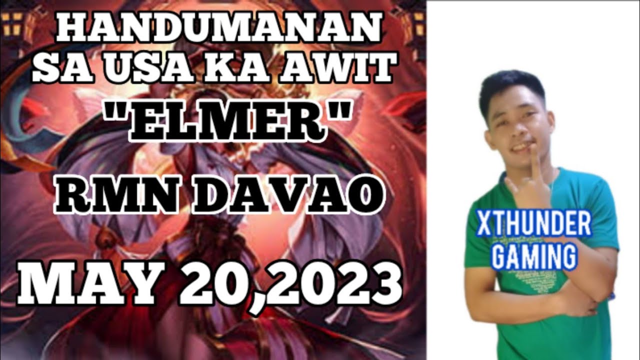 handumanan sa usa ka awit sender "ELMER" MAY 20,2023 - YouTube