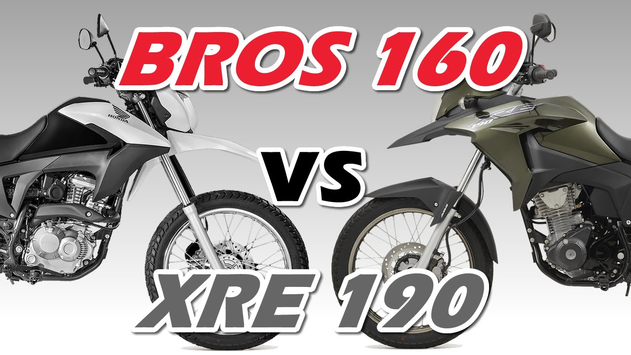 Vídeo Comparação Honda XRE 190 ABS e Bros 160 - Motorede - YouTube