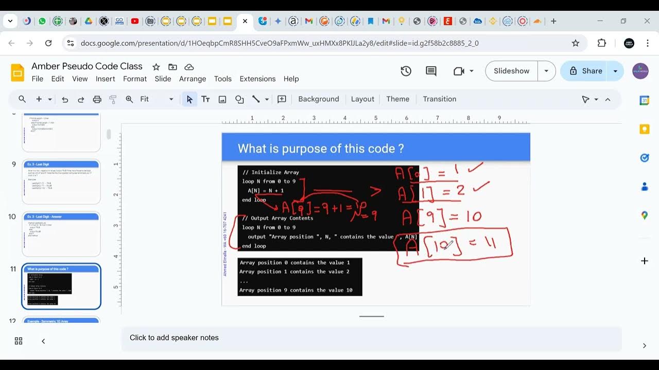 Understanding Pseudocode Logic: Arrays, Loops, and Conditions in IB CS | Class 3 | Part 1 - YouTube
