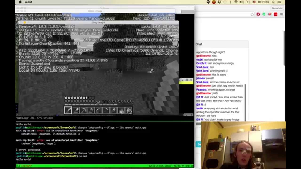 Starting a new project in C++, minecraft screenshotting tool for houses ...