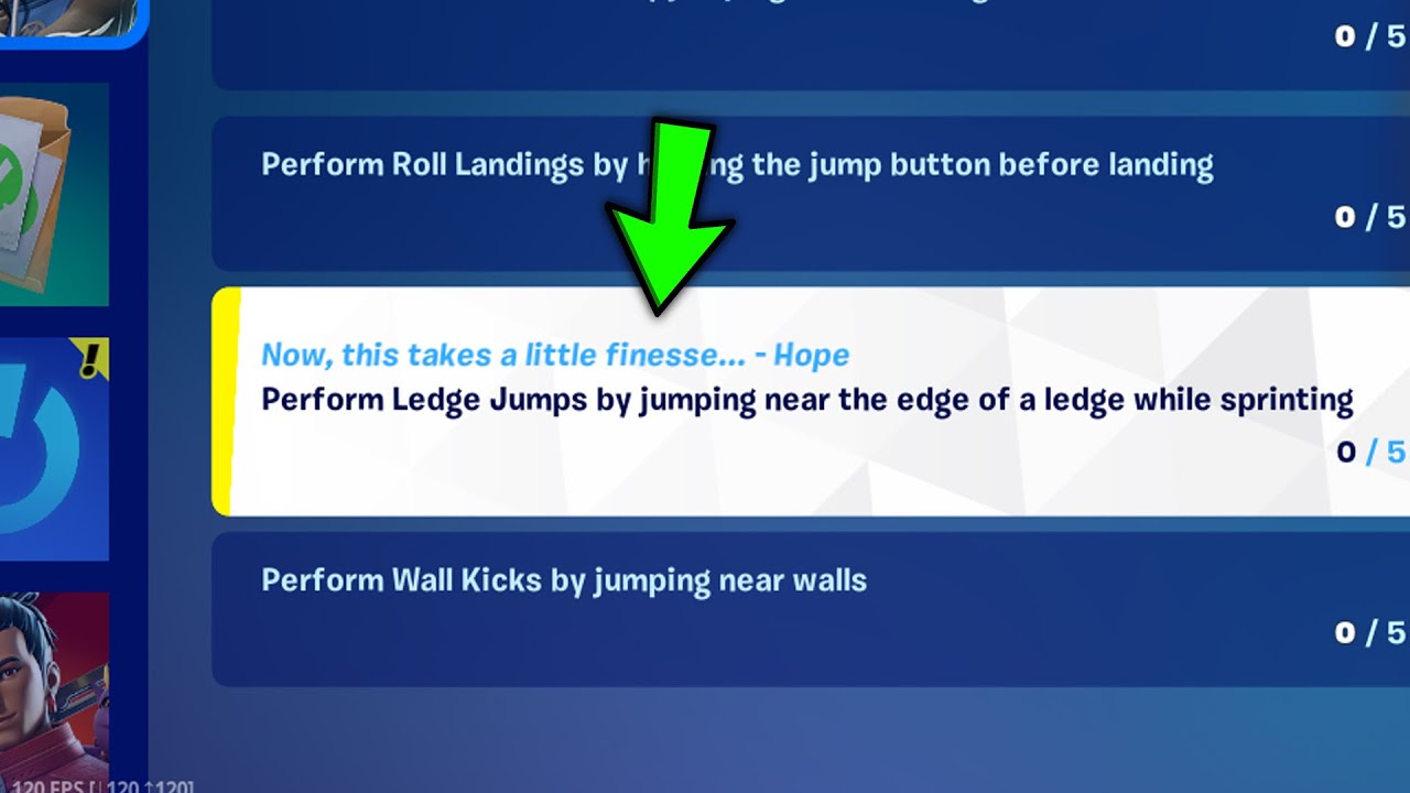 Perform Ledge Jumps by jumping near the edge of a ledge while sprinting ...