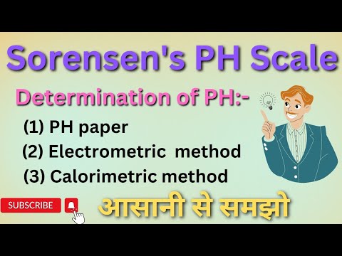 Sorenson's PH Scale(PH Scale) l Determination of PH l PH paper l ...