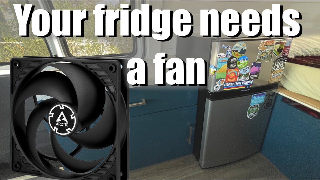 Fridge fan install - DIY - YouTube