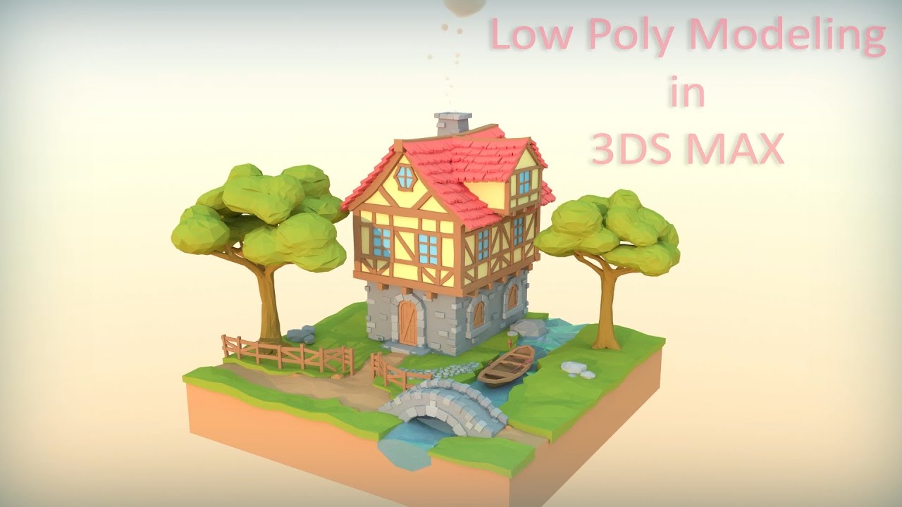 Low Poly Modeling in 3DS MAX - YouTube