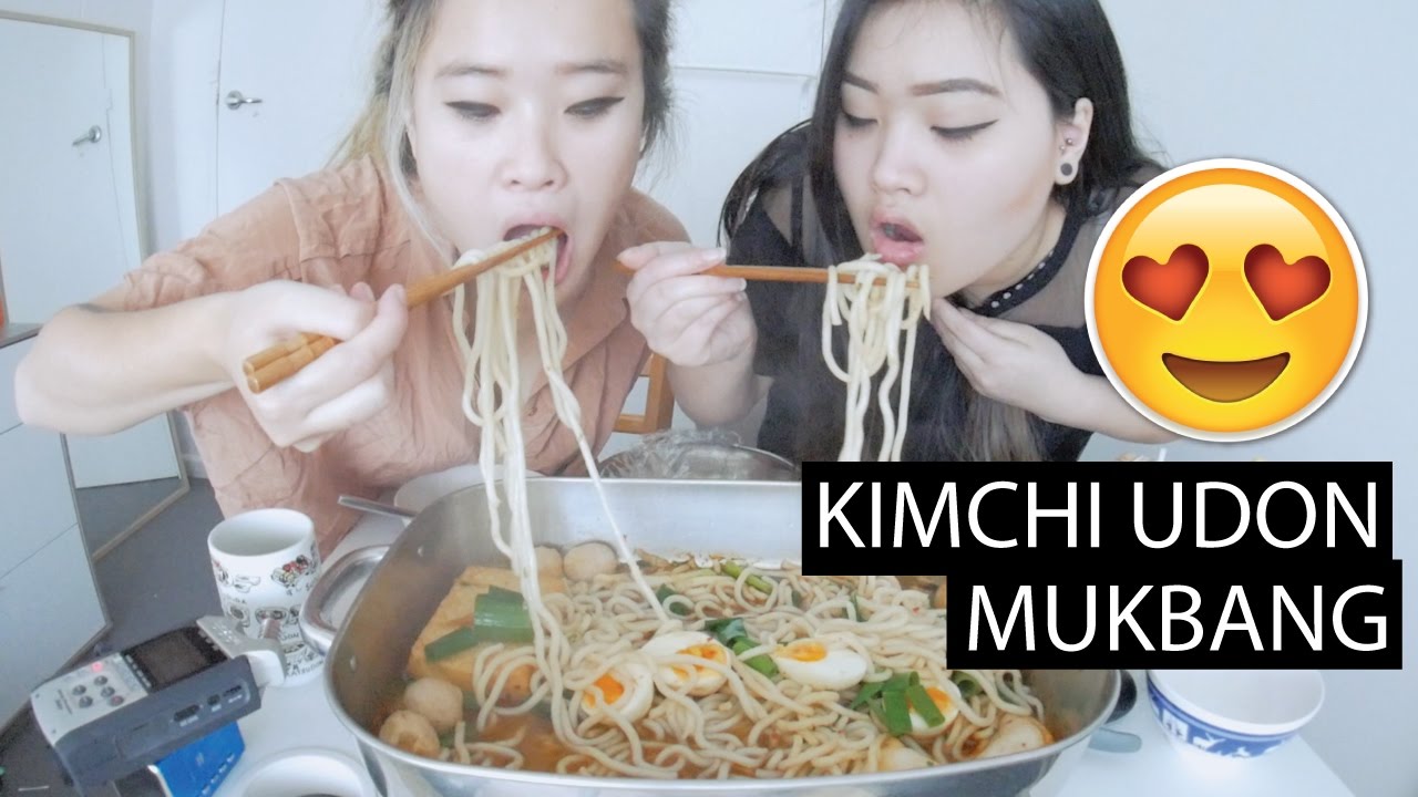 Kimchi Udon Noodle | Mukbang | Eating show - YouTube