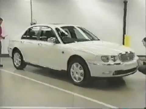 Rover 75 production and assembly commercial - YouTube