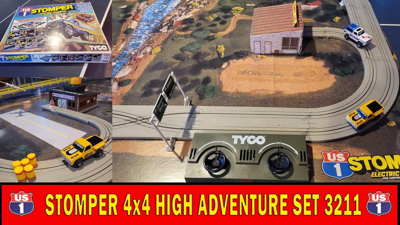 1985 Stomper High Adventure Set 3211 TYCO US1 Electric Trucking - YouTube