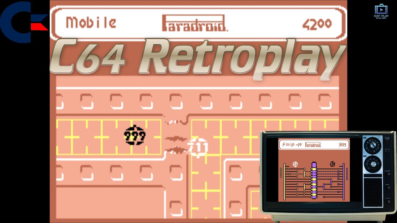 Commodore 64 Longplay - Paradroid 1985 - Retro Gems - YouTube