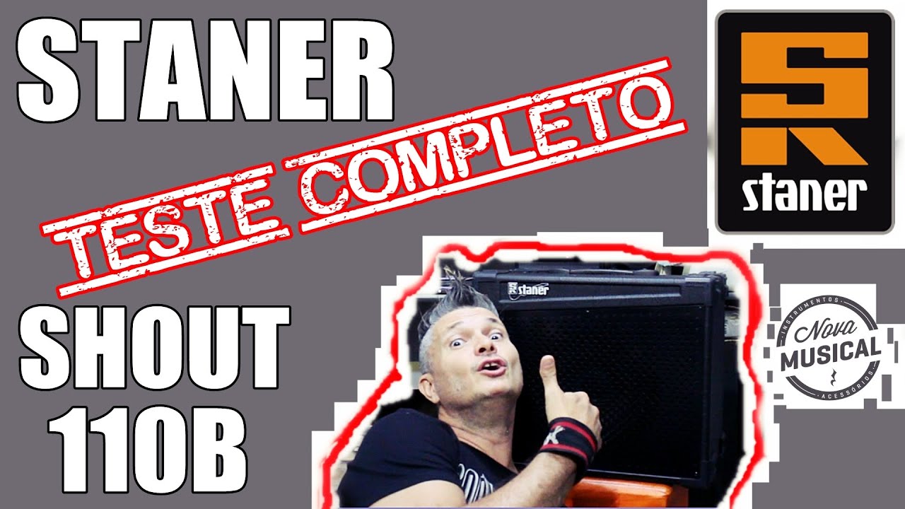 Staner Shout 110B - Review Amplificador de Baixo Pequeno Potente e ...