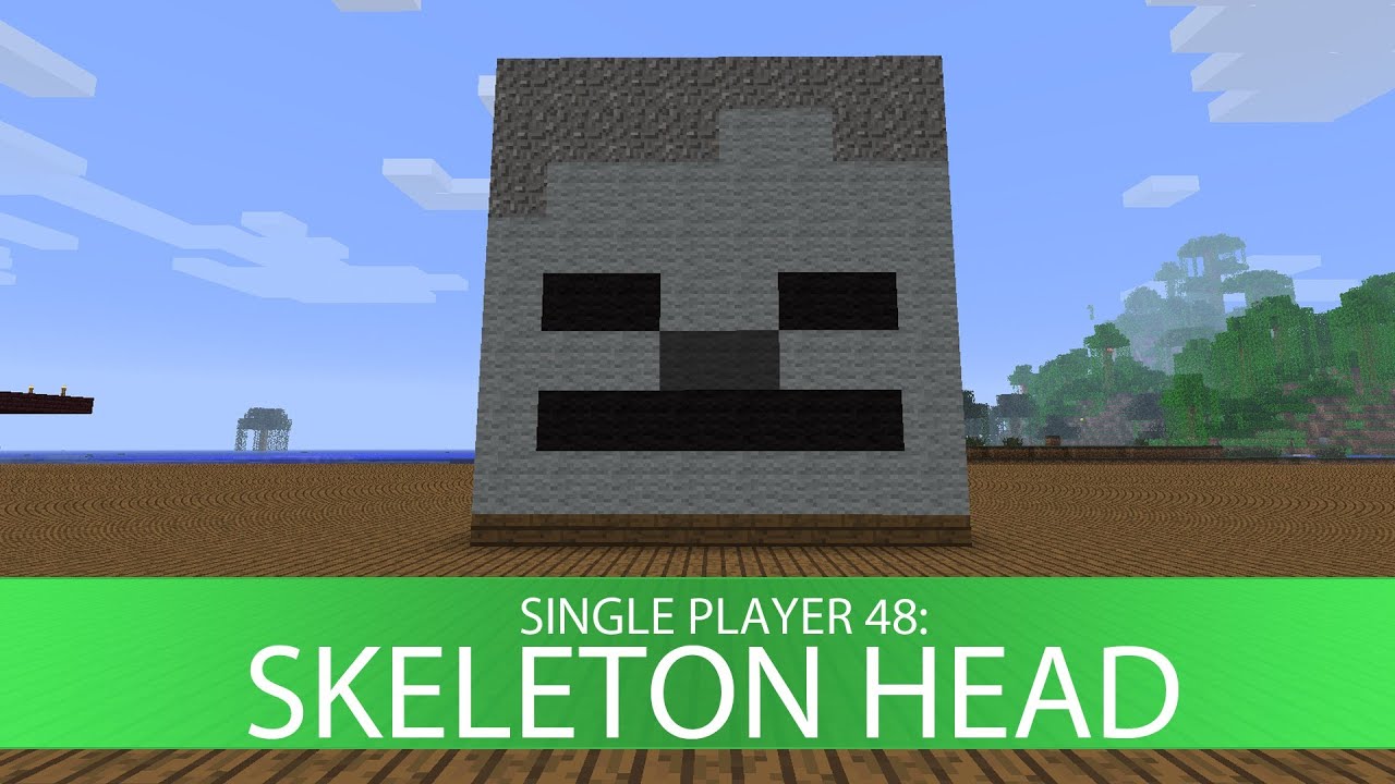 Minecraft LP 48: Skeleton head? - YouTube