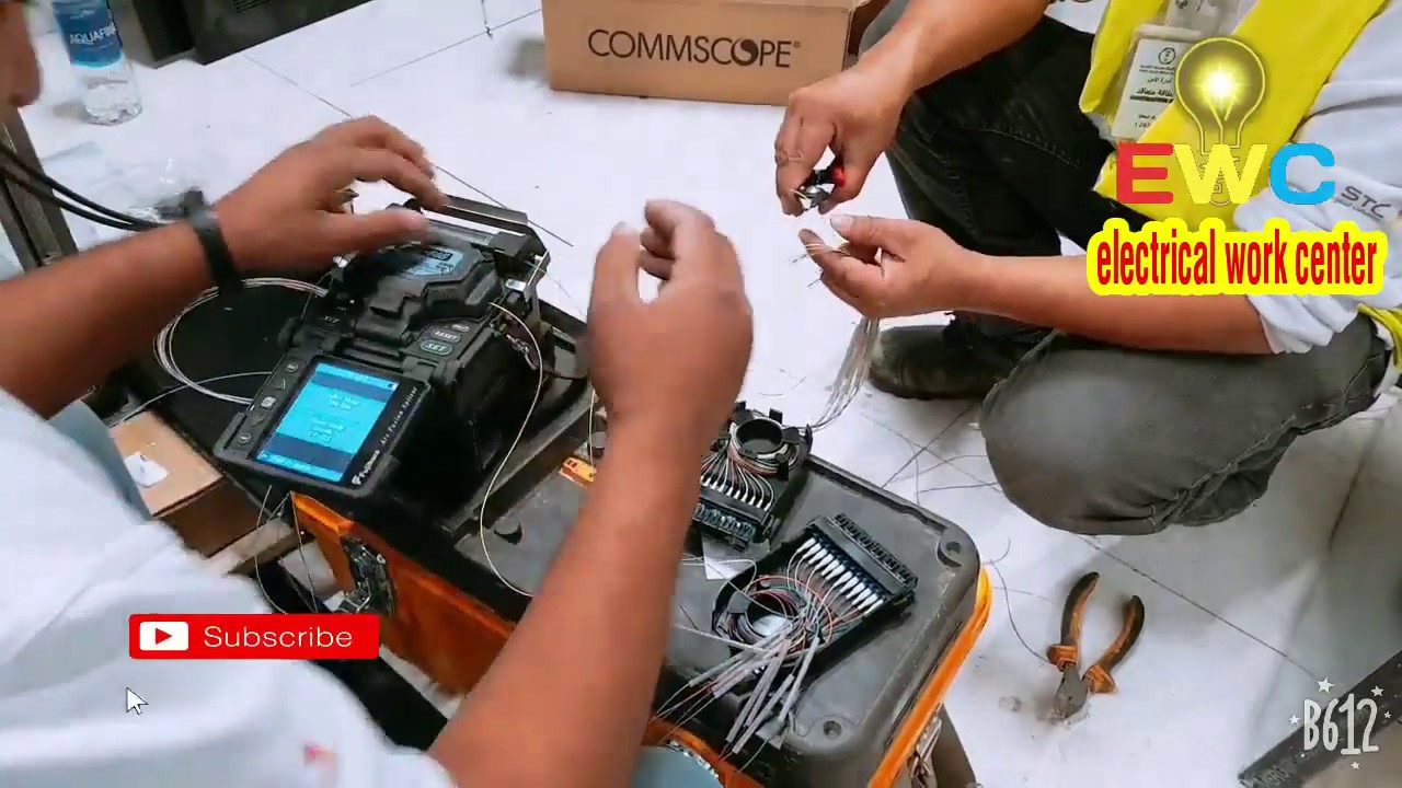 how to fiber optic cable splicing? - YouTube
