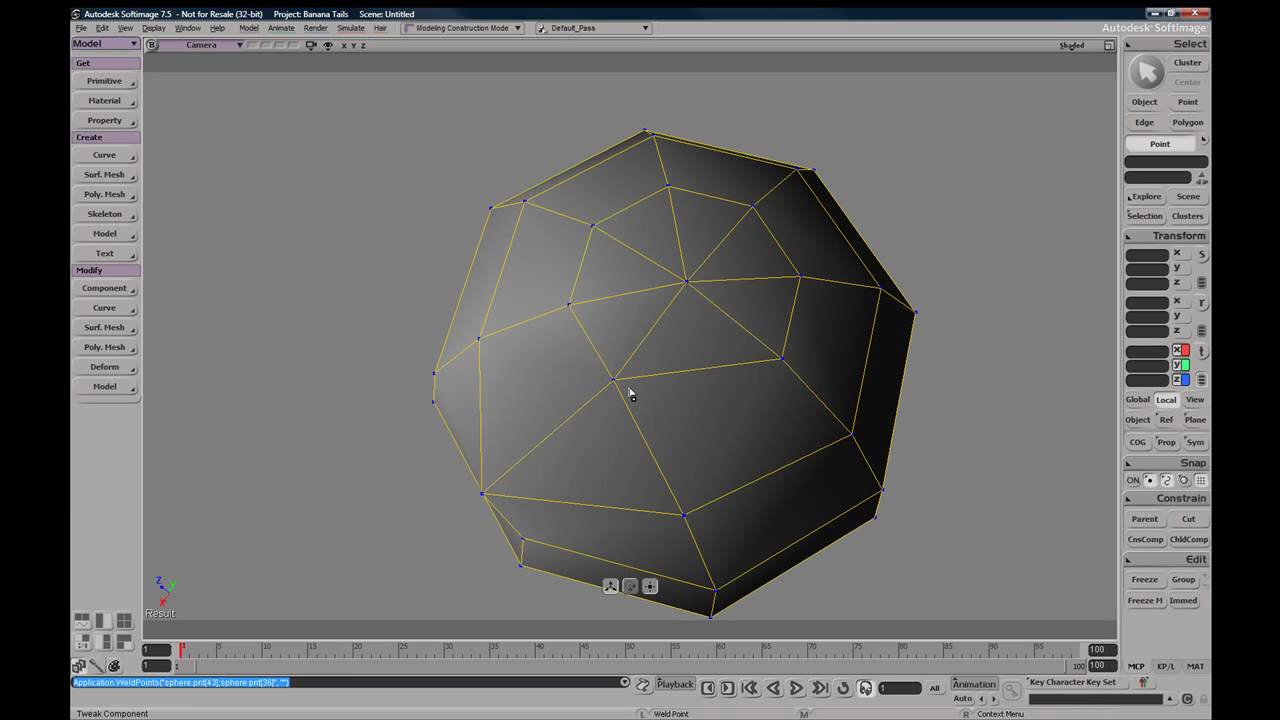 Softimage XSI Tweak Component Tool - YouTube
