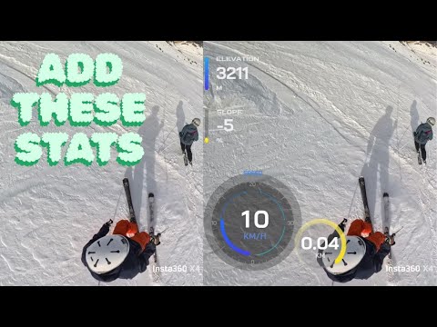 How To Add GPS Stats Data To Insta360 Video
