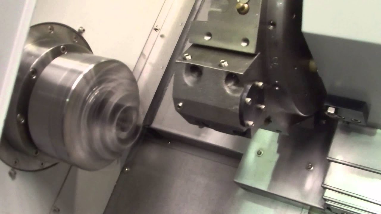 USED CNC LATHE LEADWELL T7 - YouTube