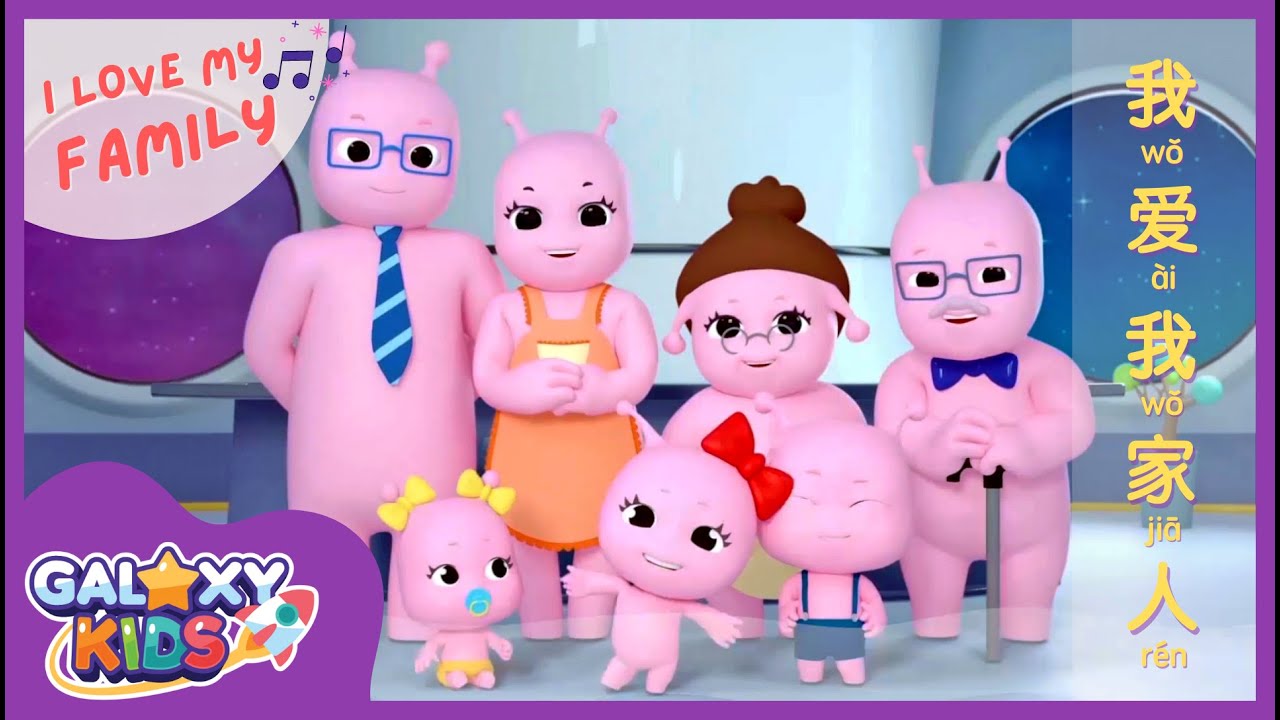 Family Song in Chinese | Easy Chinese Songs | Learn Chinese Through ...