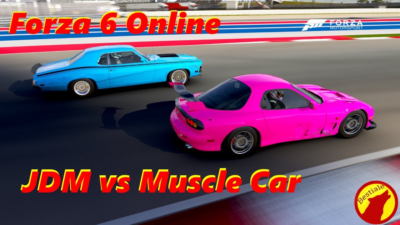 Forza 6 - Online Lobby - JDM vs Muscle Car - YouTube