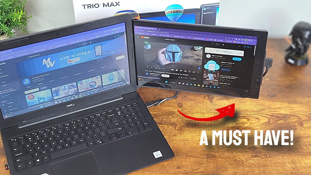 Revolutionize your productivity with Mobile Pixels TRIO Max - YouTube