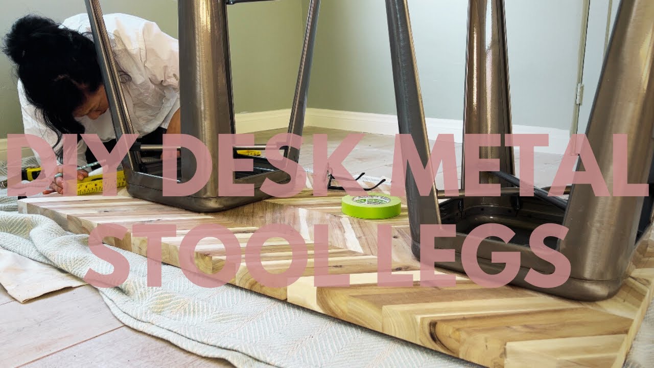 Small Home Office Desk Quick DIY Hack - YouTube