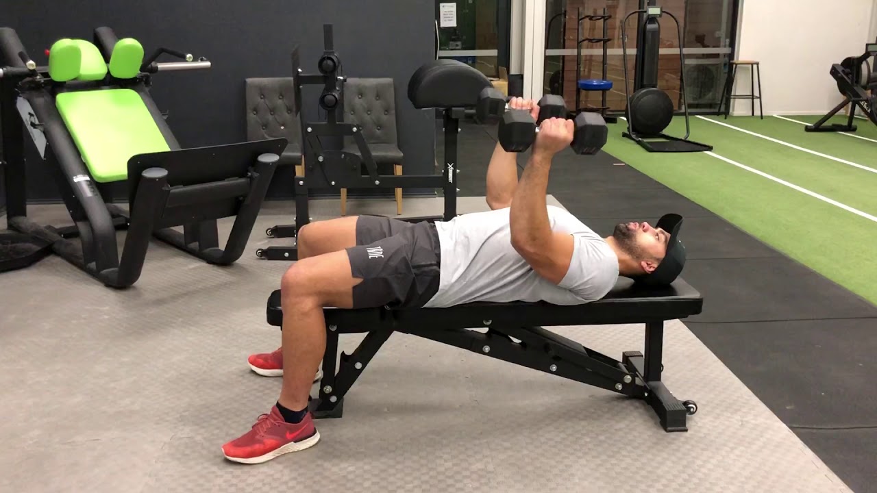 Neutral Grip Flat Bench Press - YouTube