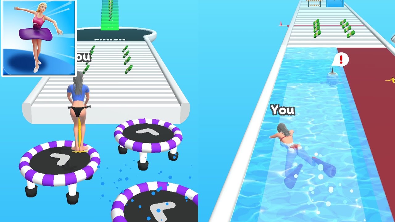 Beauty Race (IOS, Android) NEW UPDATE Gameplay Walkthrough All Levels ...