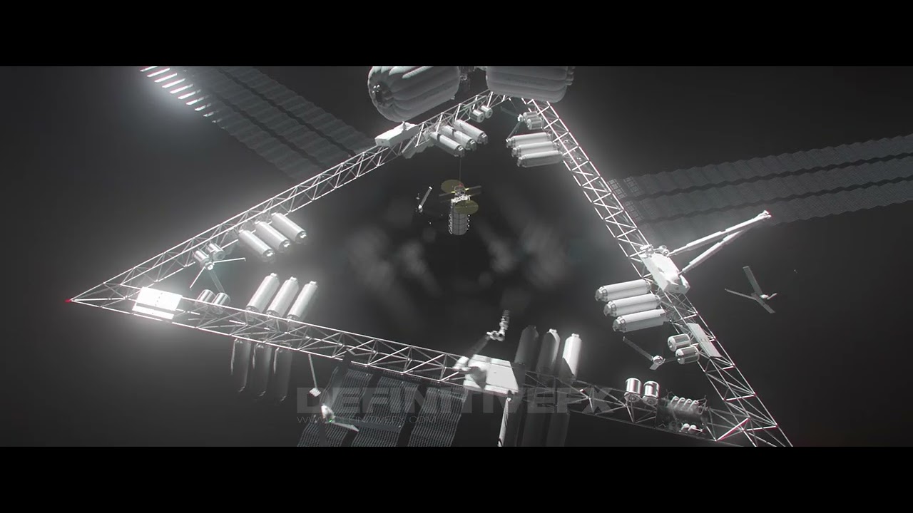 Robotic Assembly in Moon Orbit Concept by Astrostrom - YouTube