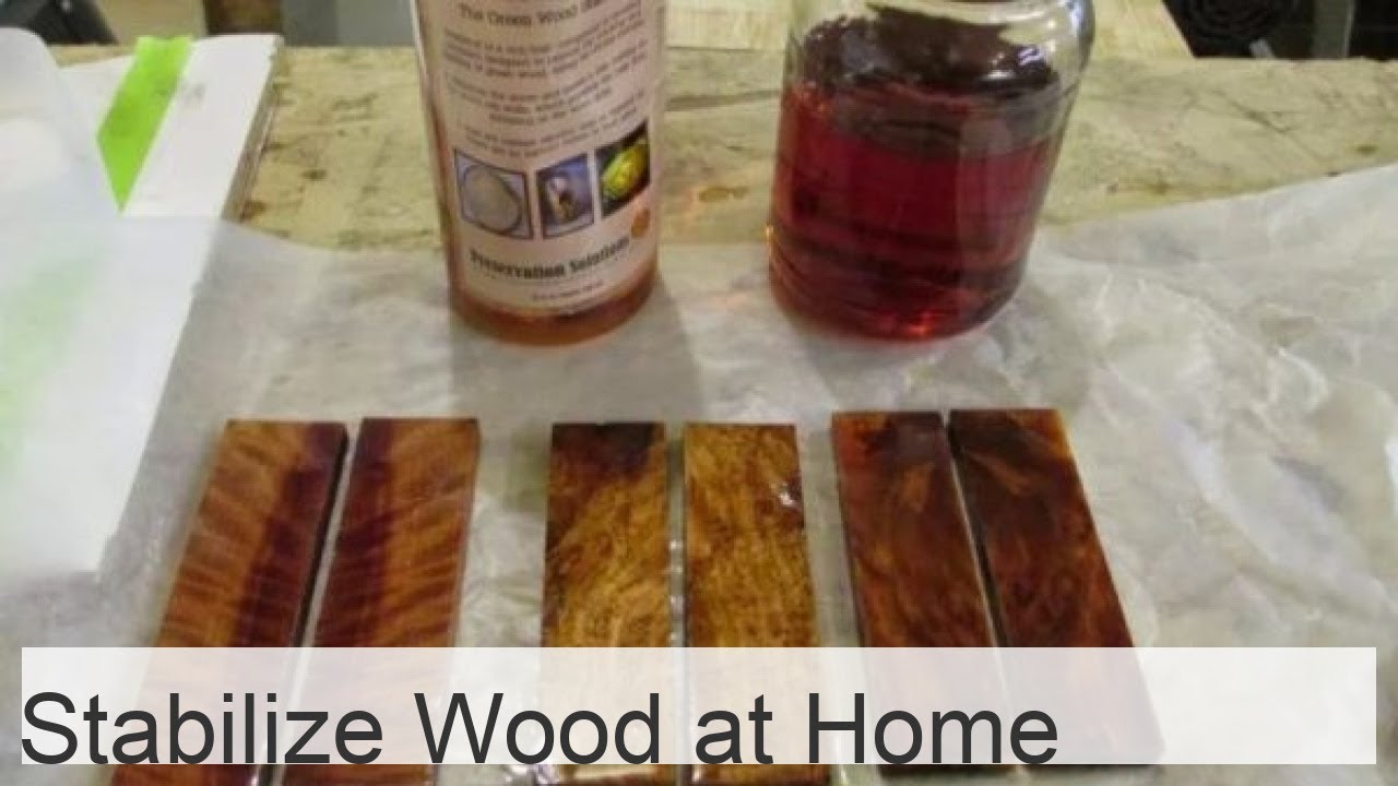Stabilizing wood with your own hands: methods and materials - YouTube