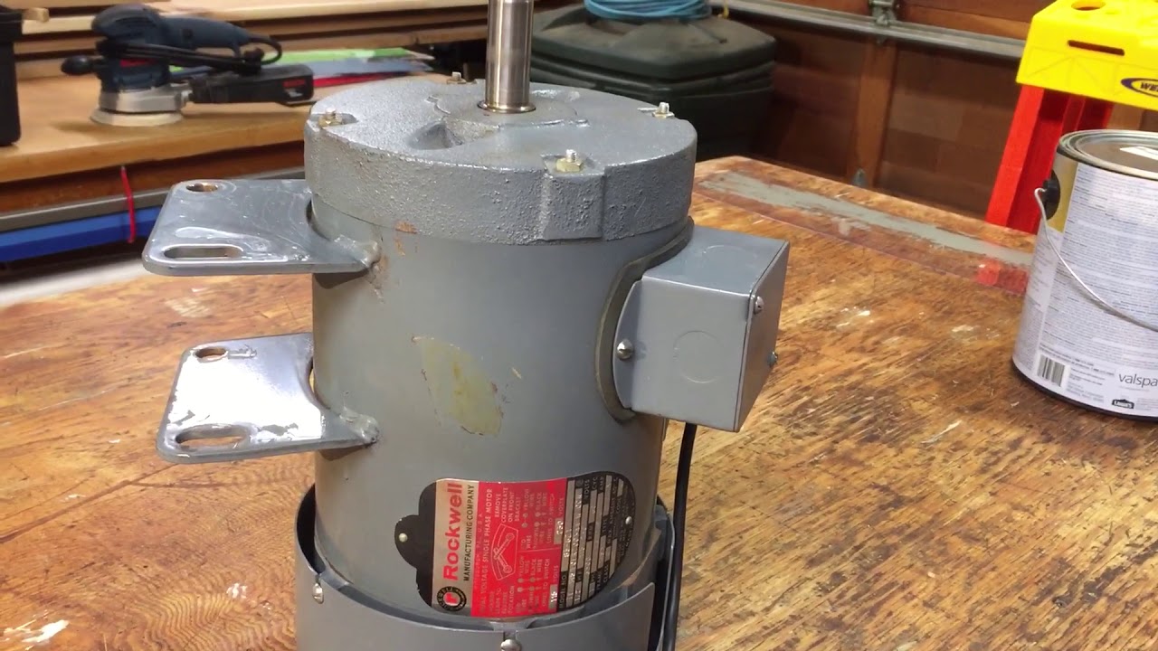 Unisaw Motor Demo Video - YouTube