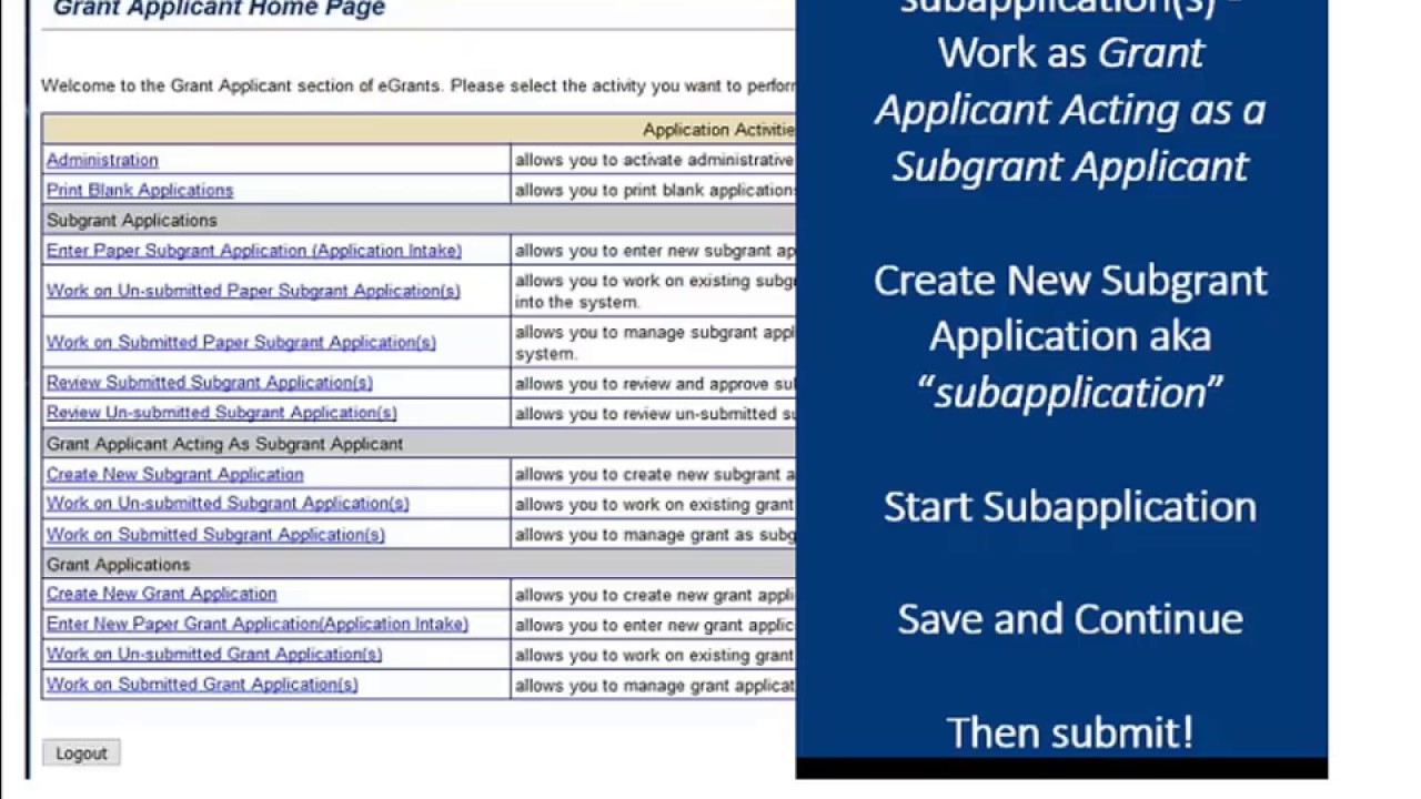 FEMA PDM Webinar: Introduction to eGrants - Part 1 of 3 - YouTube